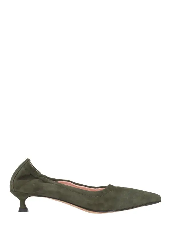 LA ROSE Decollete' Elast Camoscio - Verde