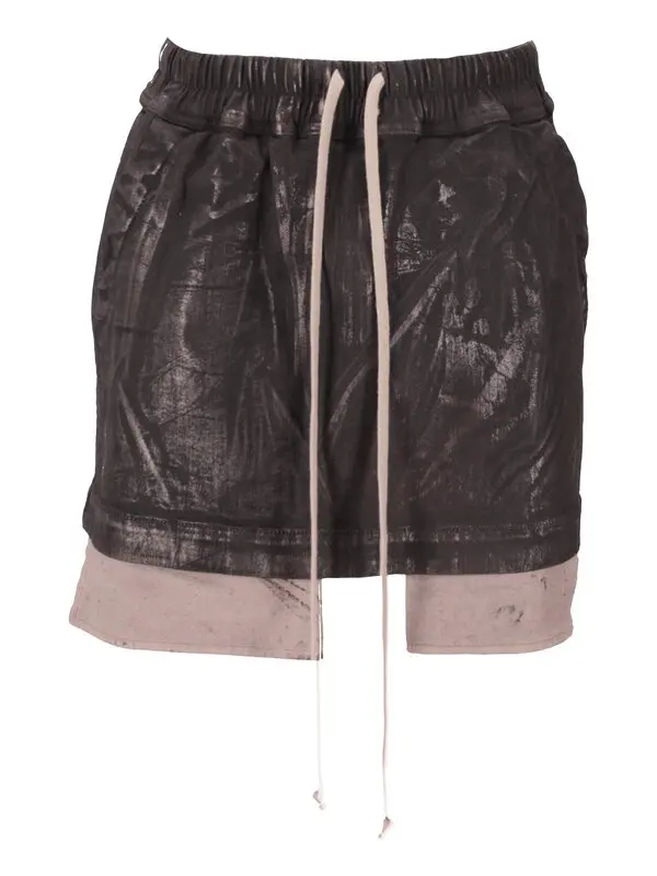 Rick Owens Fog Mini Skirt - Bronze