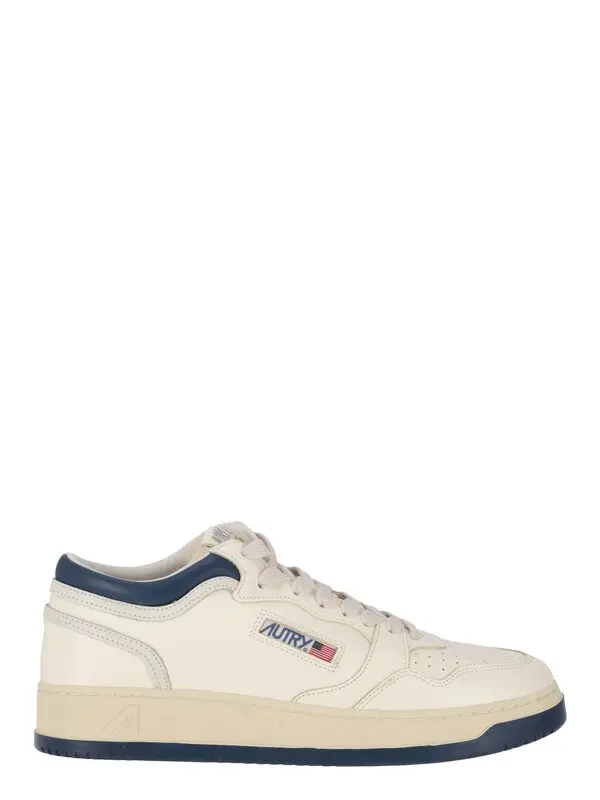 AUTRY Med Way Mid Leat/crack - Enblue/marsh