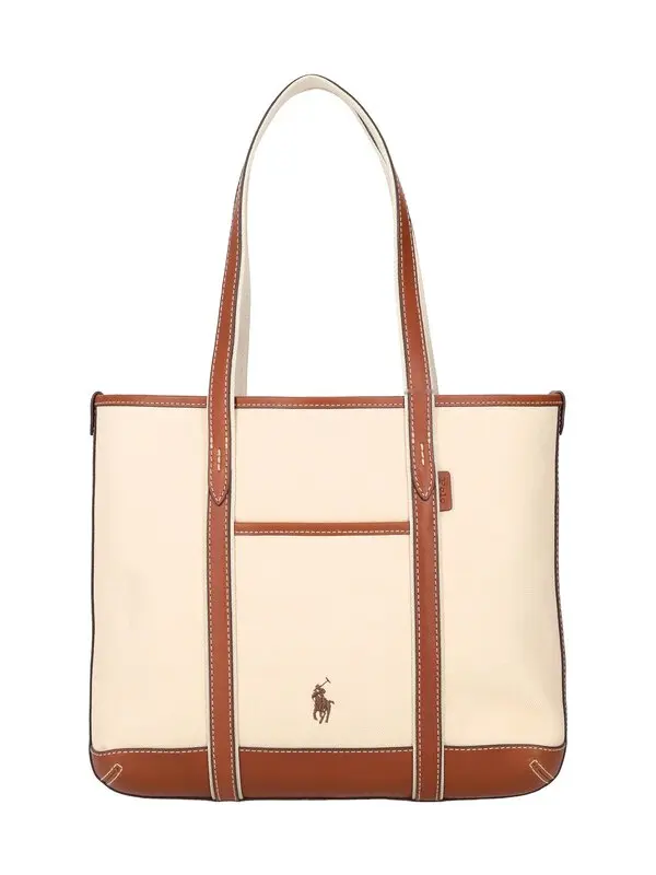 Ralph Lauren Canvas/leather Sm Shp Tte Tte Sma - Multi