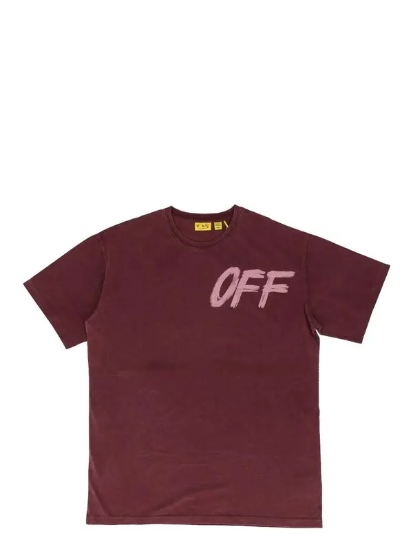 Off-White Shared Logo Fade Over Tee S/s - Red