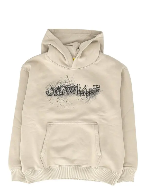 Off-White Arrow Spray Hoodie - Grey