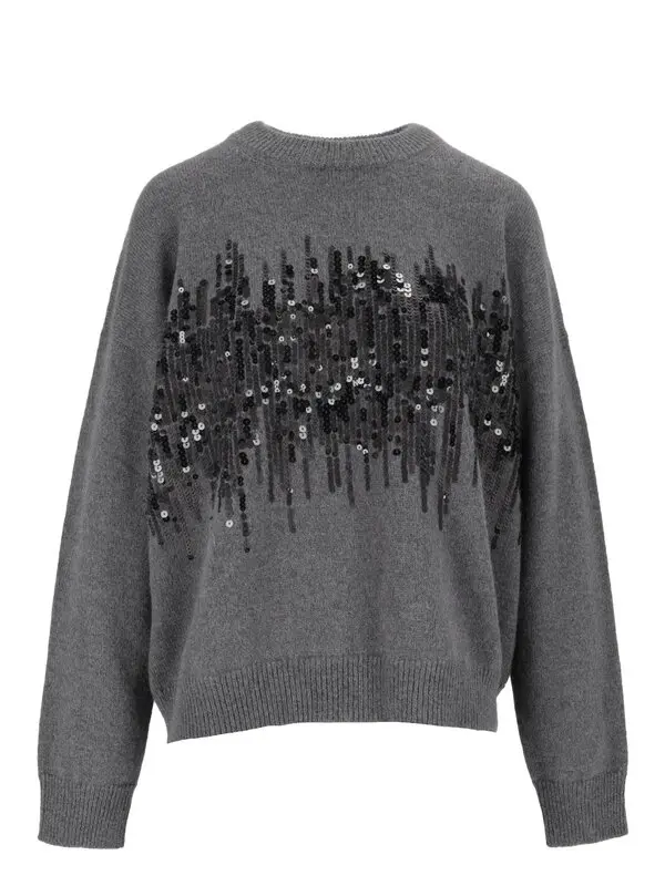 Peserico Knitted Sweater - Grey