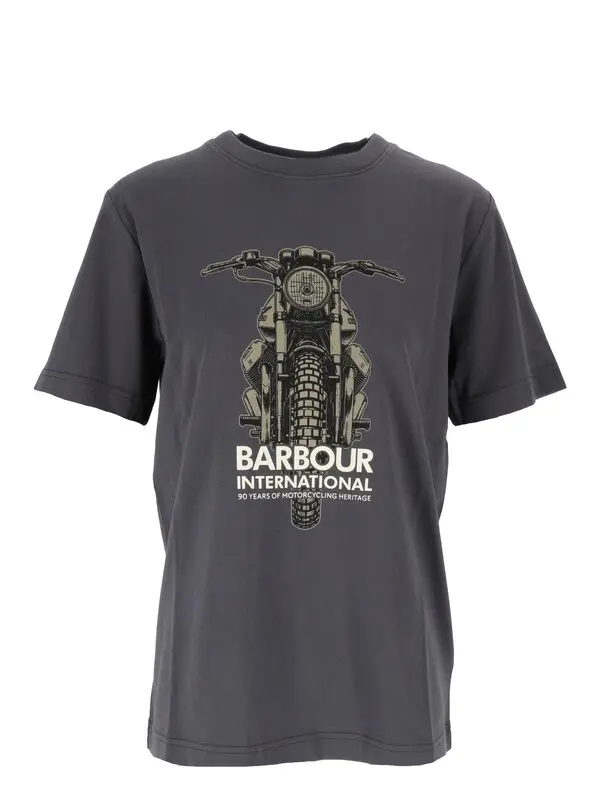 Barbour Causey Graphic T Shirt - Grey