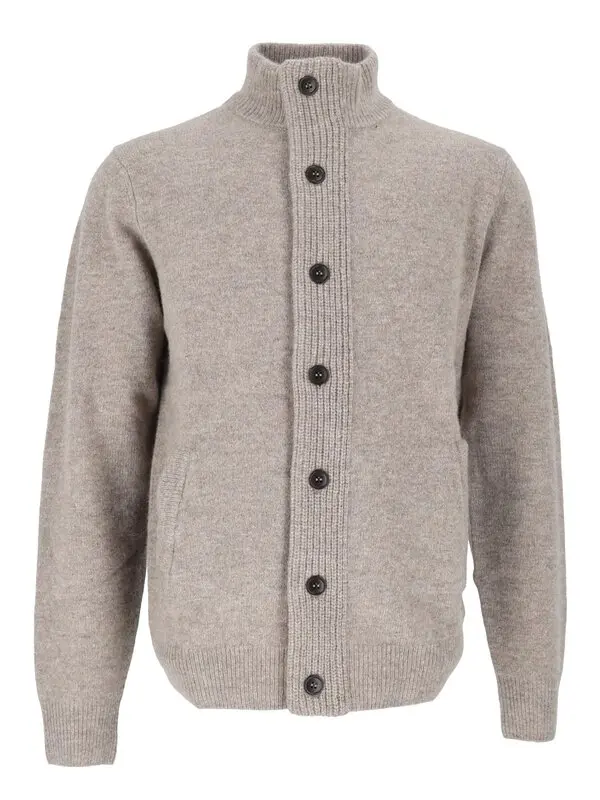 Barbour Essential Patch Zip Through - Grey