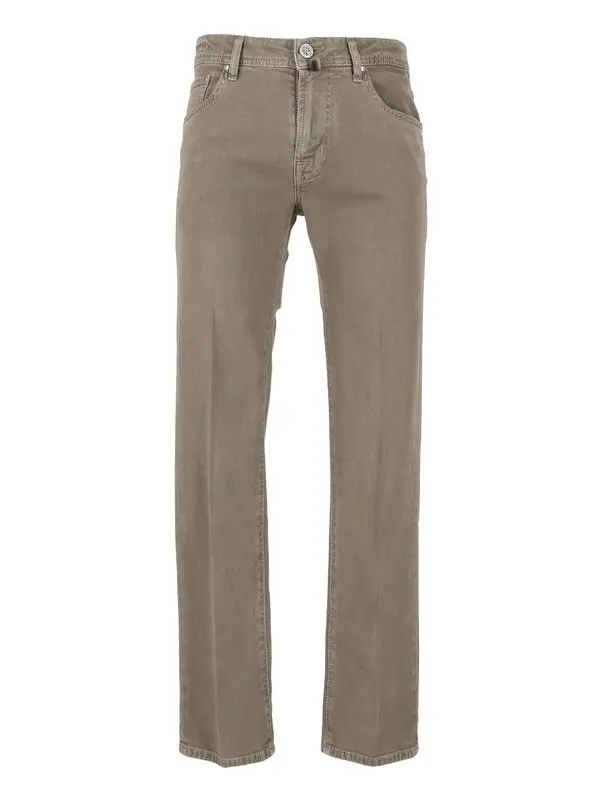 JACOB COHЁN Pant 5 Pkt Slim Fit With Zipper Bard Fast - Grey
