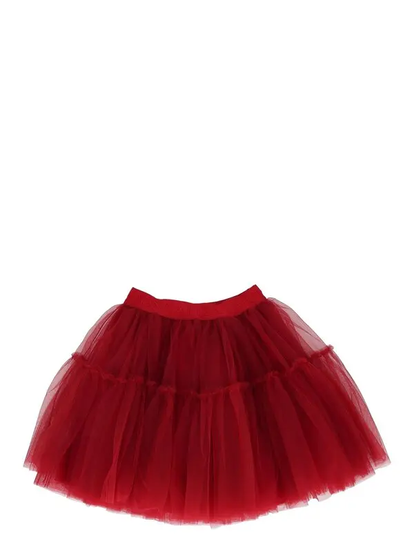 Monnalisa Gonna Tulle Mano Set - Red