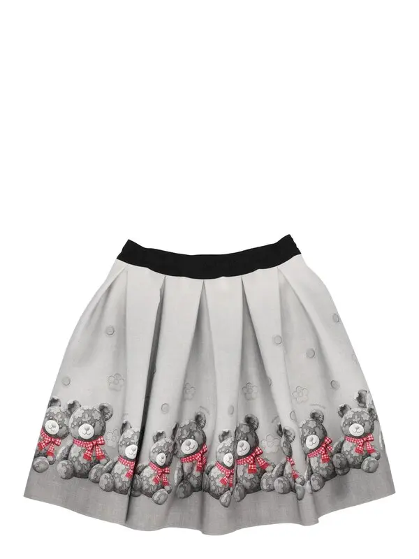 Monnalisa Gonna Lisa Neoprene St.or - Grey
