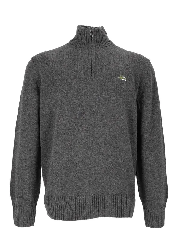Lacoste Pitch Chine Sweaters - Grey
