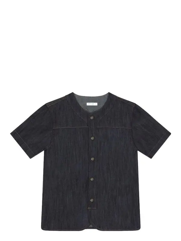 Dolce & Gabbana Logo-embroidered Denim Shirt - Multicolour