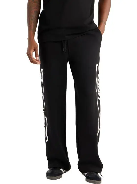 ICECREAM Mint Drawstring Sweatpants - Black
