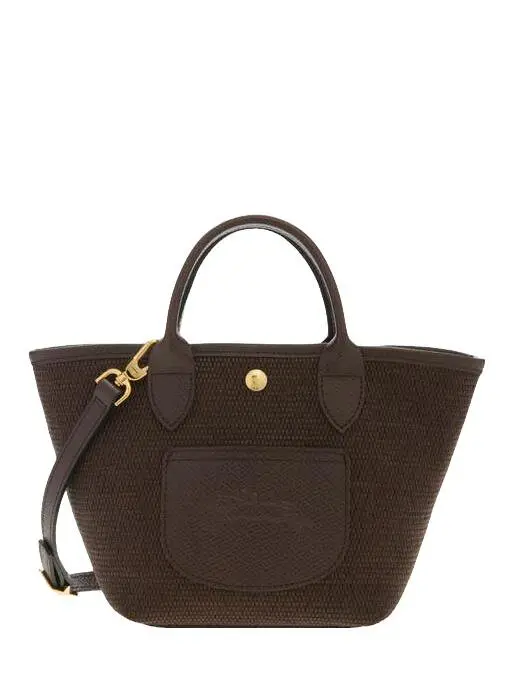 Longchamp Le Pliage Panier Xs Top Handle Bag - Mocha