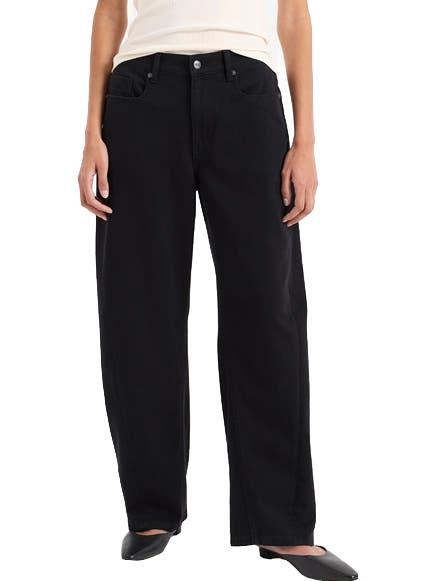 PACT Organic Cotton All-day Twill Barrel Pant - Black