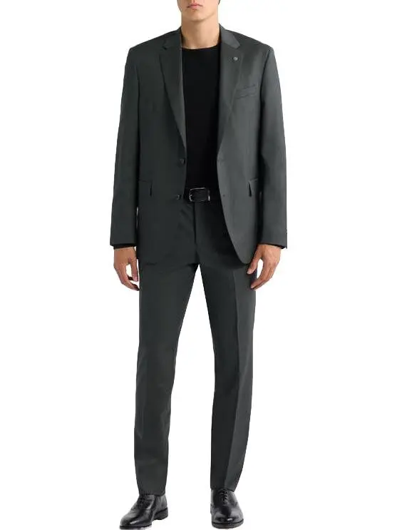 ALLSAINTS Ross Solid Wool Suit - Olive
