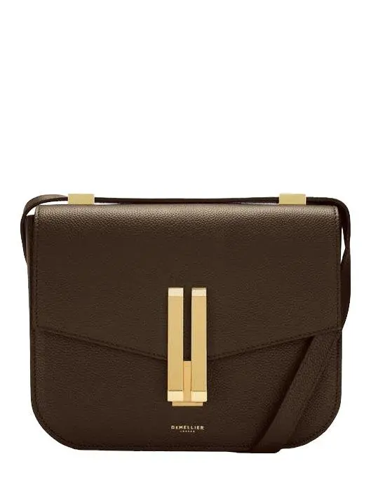 DEMELLIER The Vancouver Leather Crossbody Bag - Mocha