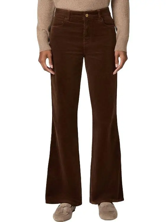 Paige Sofia High Waist Flare Leg Jeans - Hickory