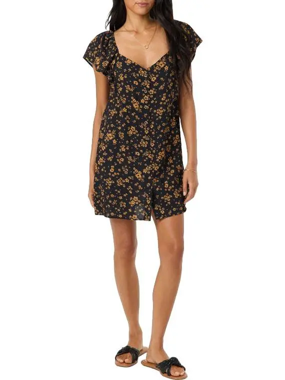 O'Neill Adalyn Maya Flora Minidress - Black