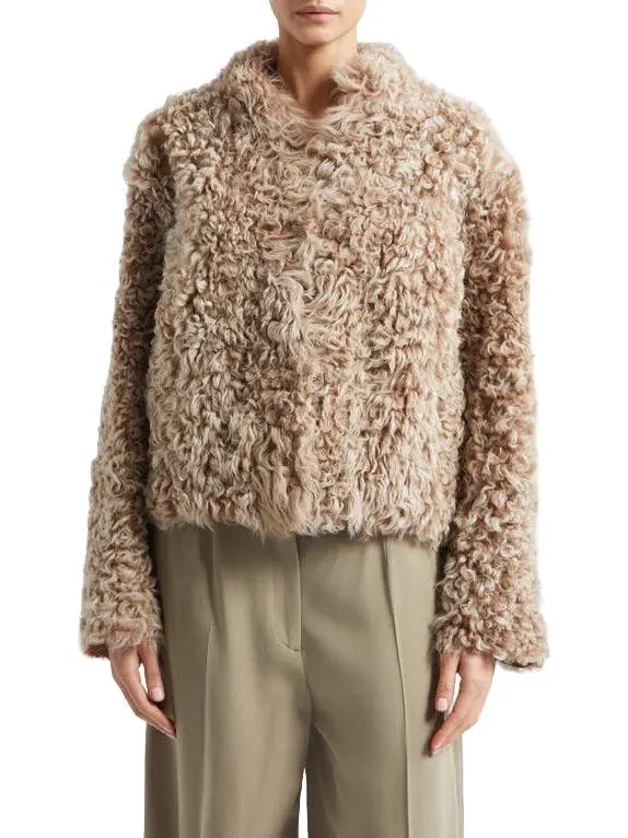 ARMA Mooneyforest Vega Genuine Shearling Jacket - Camel
