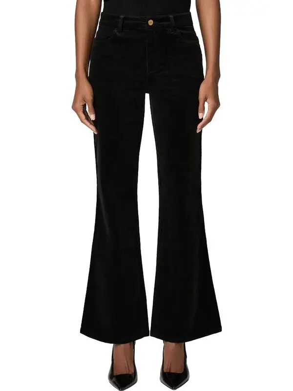Paige Sofia High Waist Flare Jeans - Black