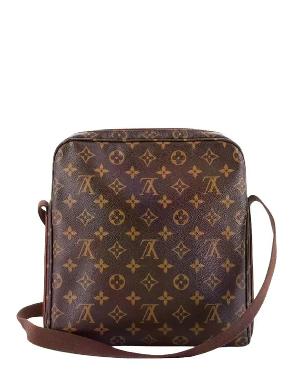 LOUIS VUITTON Trotteur Beaubourg Handbag Monogram Canvas Crossbody Bag - Brown