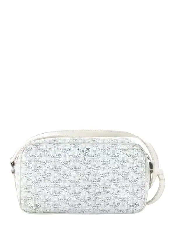 Goyard Cap Vert Bag Coated Canvas Crossbody Bag - White
