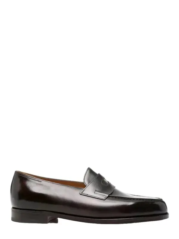 John Lobb Lopez Leather Loafers - Brown