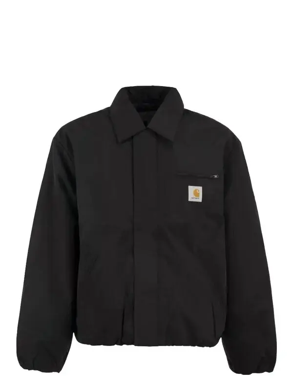 Carhartt Work In Progress Stanwood Padded Logo-patch Jacket - Black