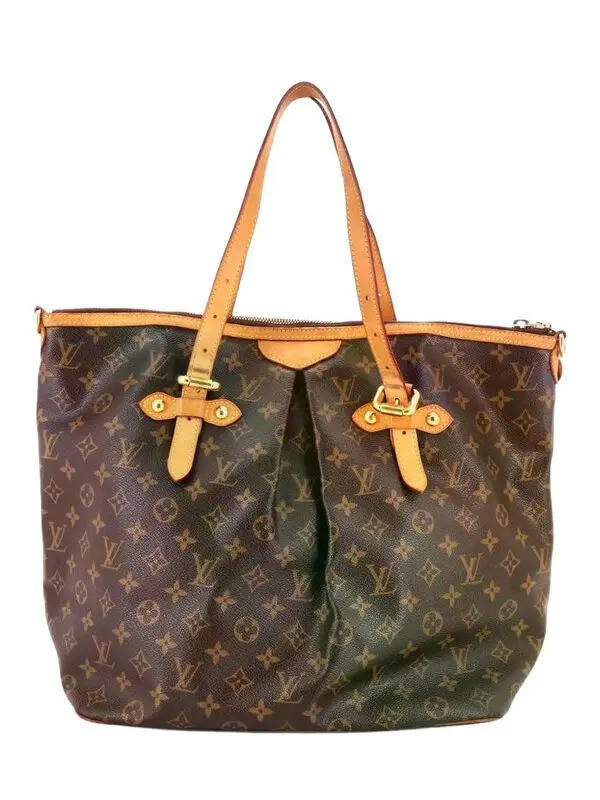 LOUIS VUITTON Palermo Handbag Monogram Canvas Gm Tote Bag - Brown
