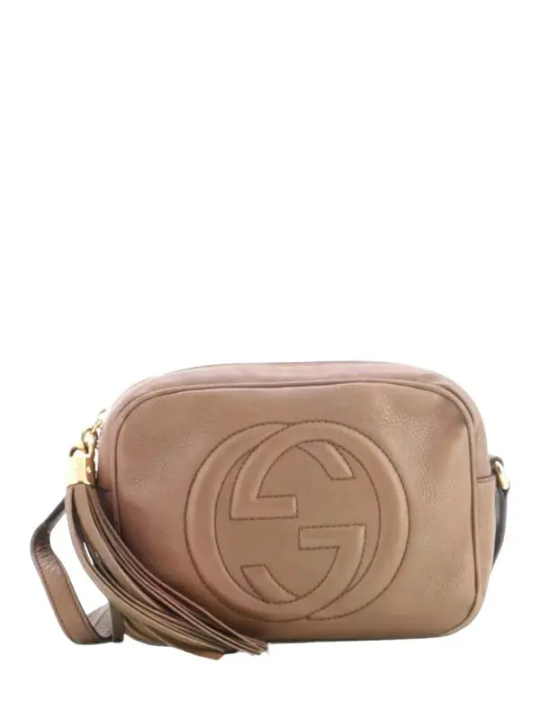 Gucci Soho Disco Leather Small Crossbody Bag - Brown