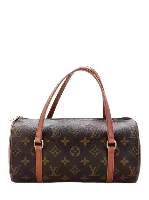 LOUIS VUITTON Papillon Handbag Monogram Canvas 26 Satchel - Brown