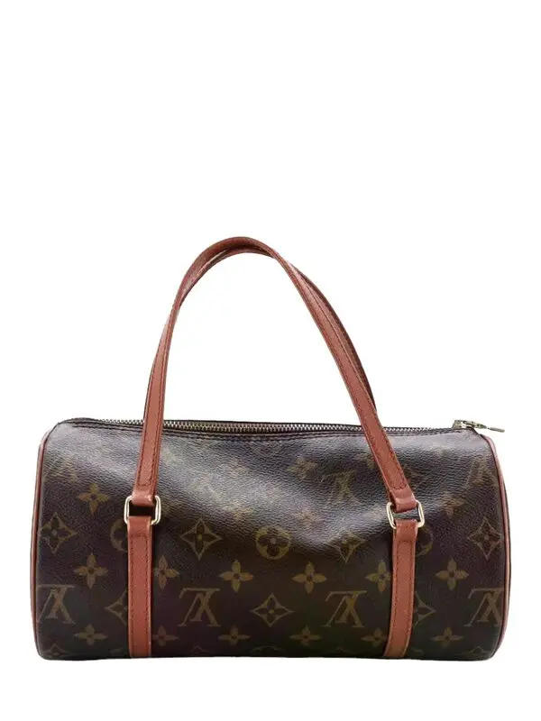LOUIS VUITTON Papillon Handbag Monogram Canvas 26 Satchel - Brown