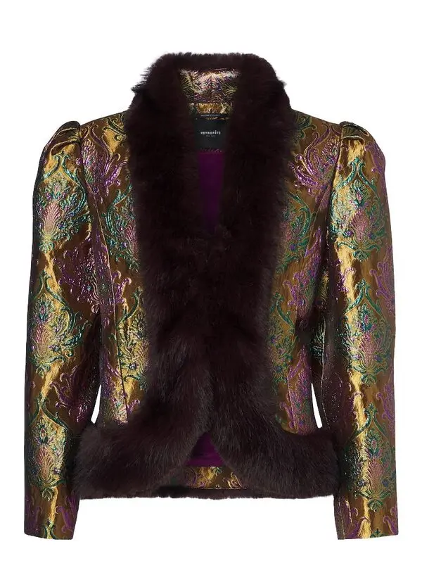 Retrofete Delphira Brocade Jacket - Multicoloured