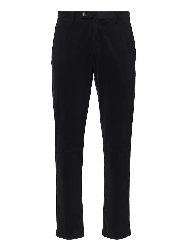 Sunspel Cotton Corduroy Straight Pants - Blue