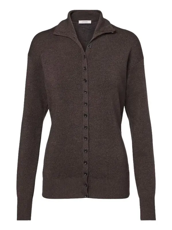 LEMAIRE Wool Cardigan - Brown
