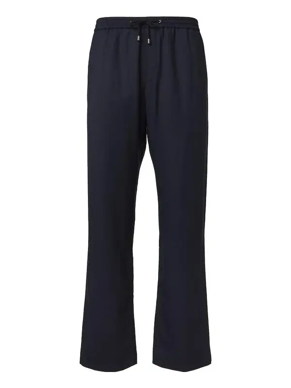 GOD'S TRUE CASHMERE Navy Soul Cashmere Wide-leg Pants - Blue