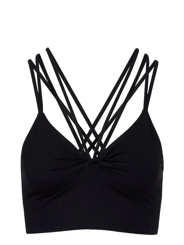 ERES Danica Ribbed-knit Sports Bra - Black
