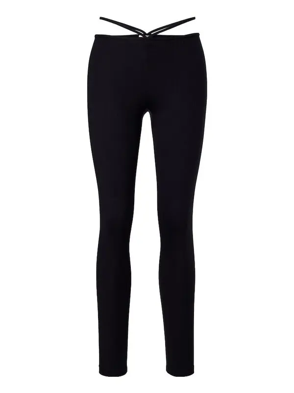 ERES Torres Ribbed-knit Leggings - Black