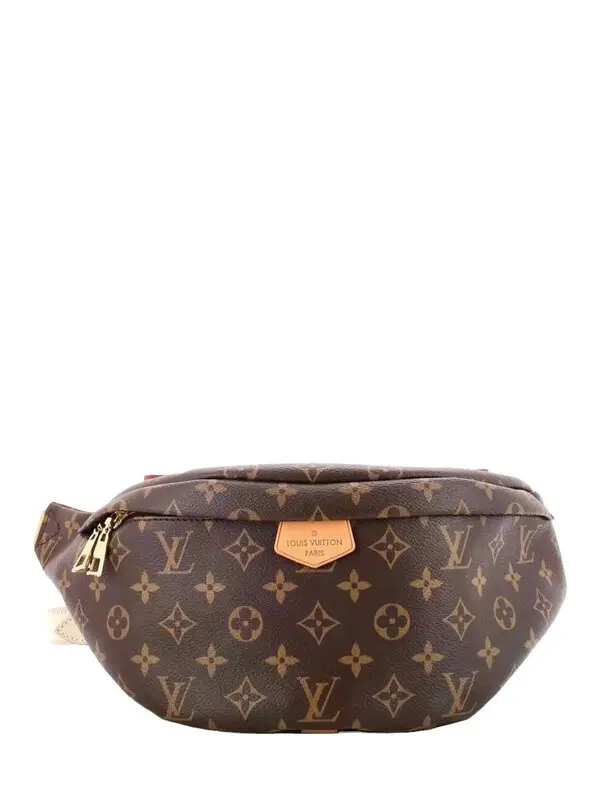 LOUIS VUITTON Bum Bag Monogram Canvas Belt Bag - Brown