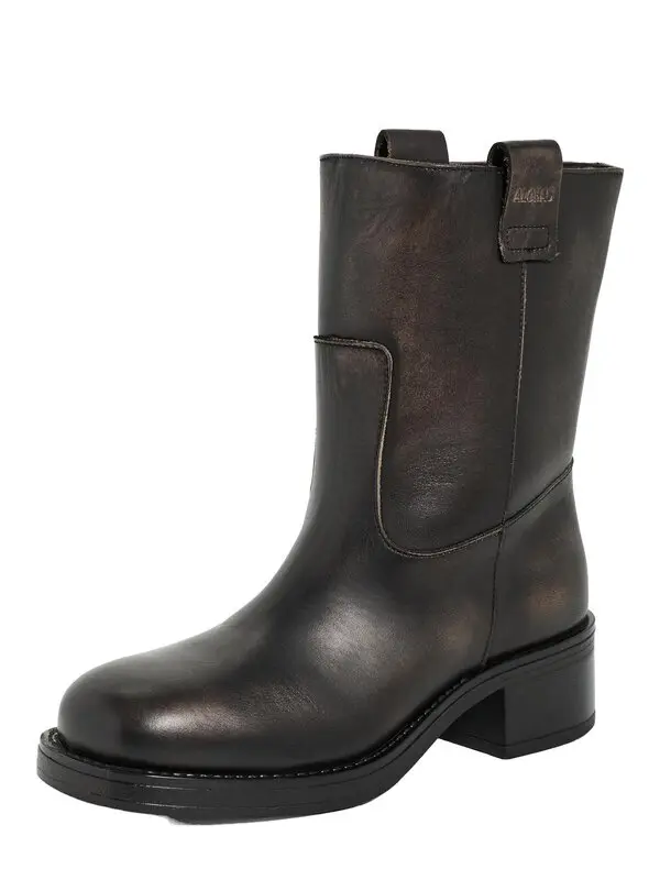 ALOHAS Rajan Vintage Effect Boots - Brushed Brown