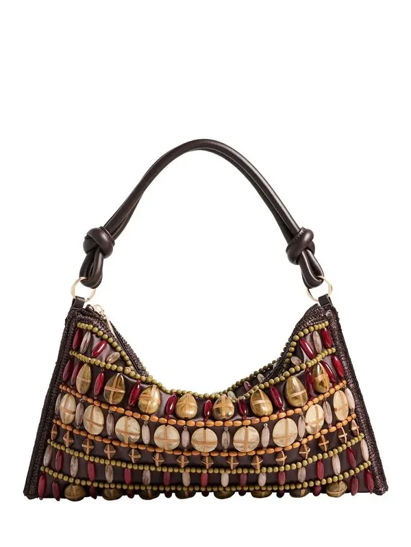 Cult Gaia Hera Mini Shoulder Bag - Luwak Multi