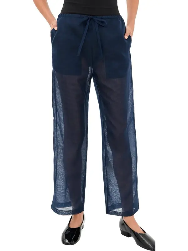 Renggli Organza Pants - Midnight