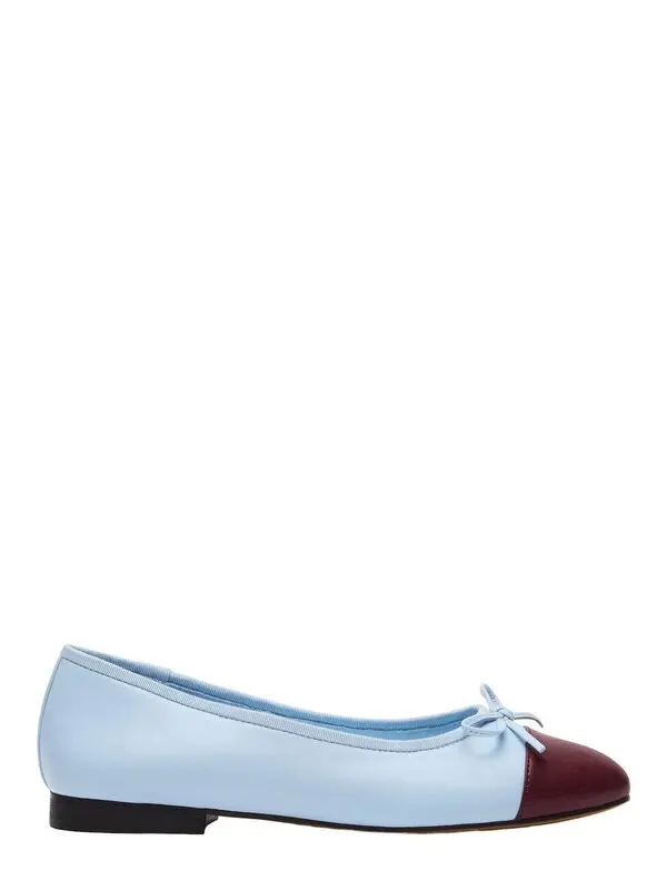 Steve Madden Kit Blue/red Ballet Flats - Blue Red