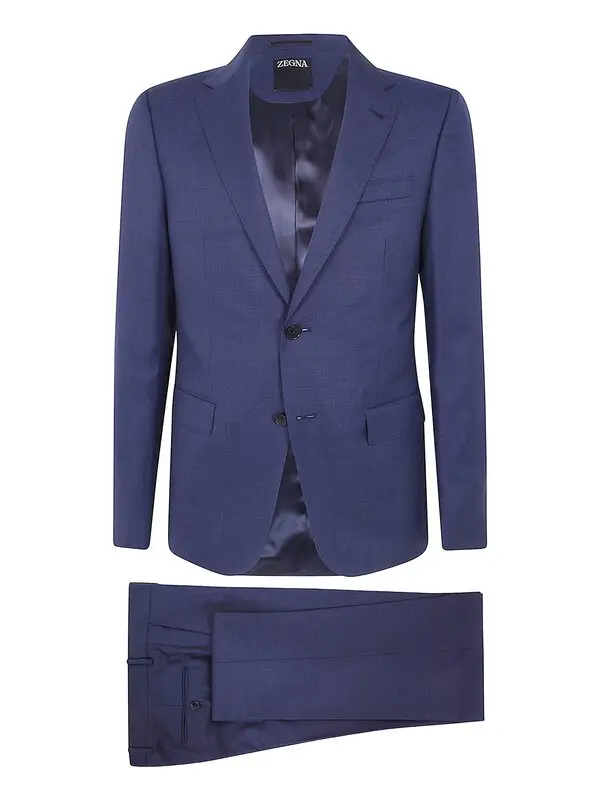 Zegna Regular Suit "z Luxury Tailoring - Blue