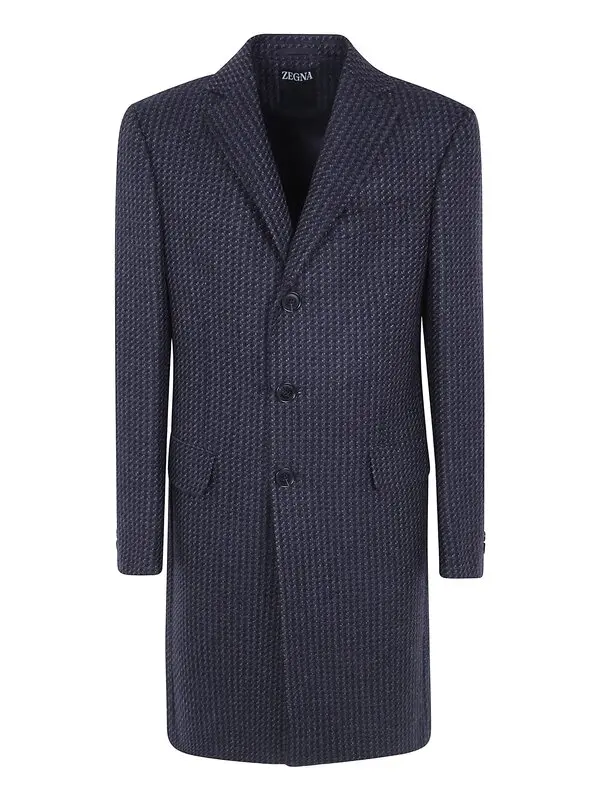 Zegna Regular Coat "z Luxury Tailoring - Gray