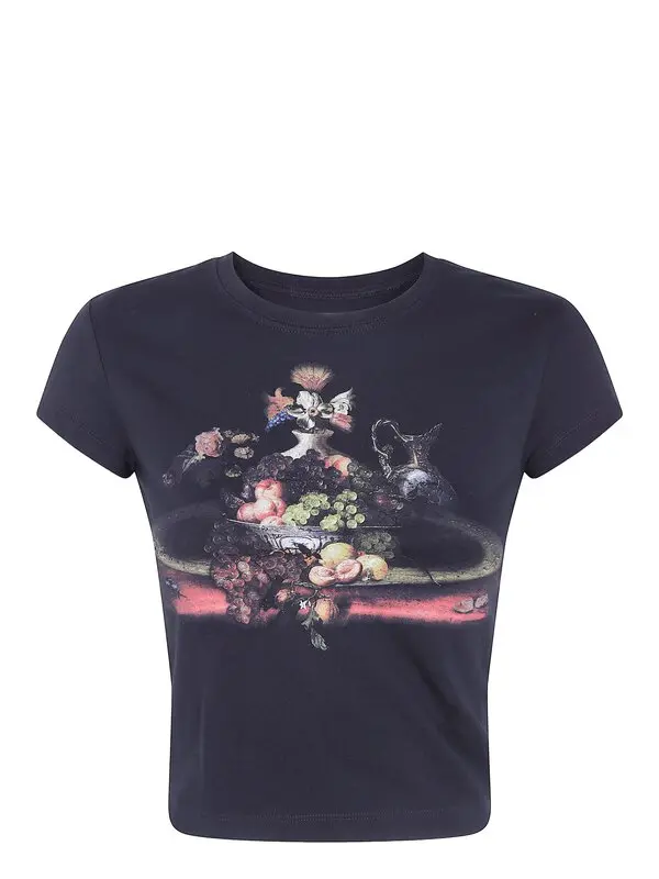 VIVIENNE WESTWOOD T-shirt "still Life Orb Baby Peru - Black