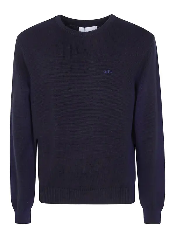 ARTE ANTWERP Sweater Side Fade "side Fade" Knit - Blue