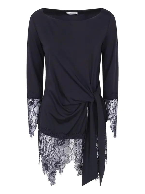 Blumarine Knit Blouse Milano - Black