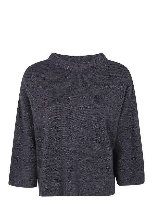 Fabiana Filippi Short Sleeve Sweater Falcon - Brown