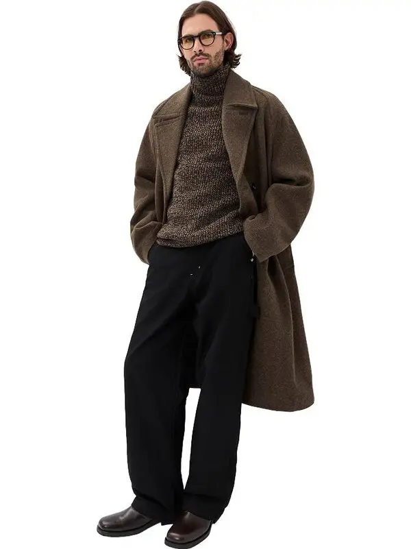 LEMAIRE Soft Db Coat - Mud