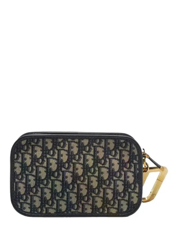 Dior 2018 Diorquake Oblique Canvas Clutch Bag - Blue
